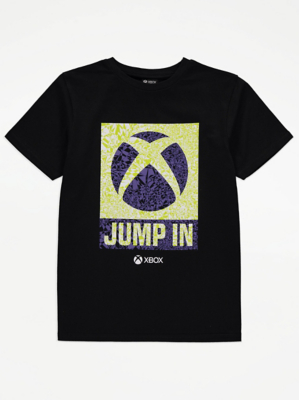 Xbox Jump In Slogan Print Graphic T-Shirt | Kids | George at ASDA