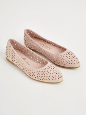 Pink Soft Sole Cutout Ballet Shoes | Women | George at ASDA
