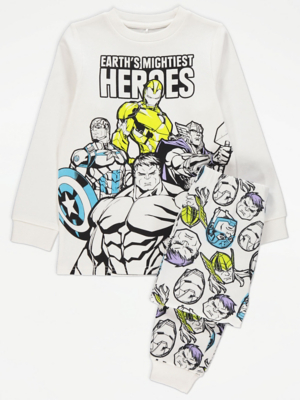 Marvel Avengers Mightiest Heroes Bright Graphic Pyjamas | Kids | George ...
