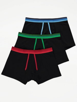 Bright Trim A-Front Trunks 3 Pack | Men | George at ASDA