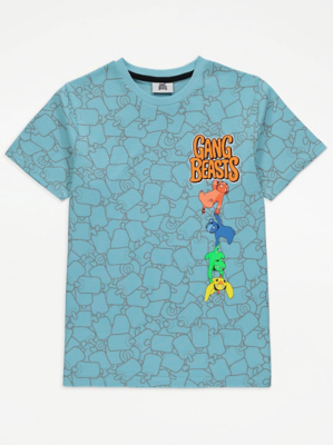 Gang Beasts Blue Character T-Shirt | Kids | George at ASDA