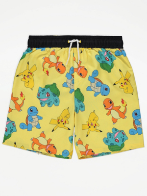 Pokémon Yellow Swim Shorts | Kids | George at ASDA