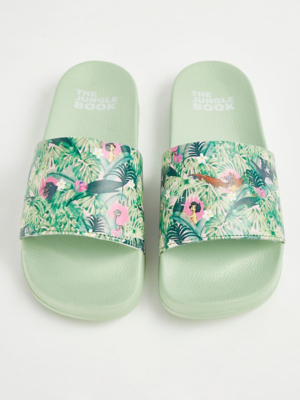 Disney The Jungle Book Green Sliders | Women | George at ASDA