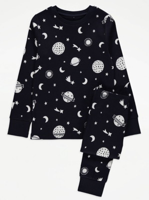 Navy Space Planet Pyjamas | Kids | George at ASDA