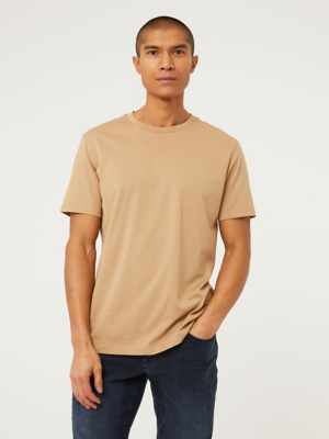 Camel Plain T Shirt Men George At Asda