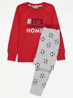 Matching England Slogan Football Pyjamas Kids | Kids | George at ASDA