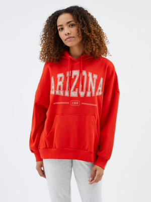 Red Arizona Slogan Print Hoodie | Women | George at ASDA