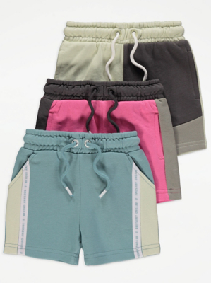 Colour Block Shorts 3 Pack | Kids | George at ASDA