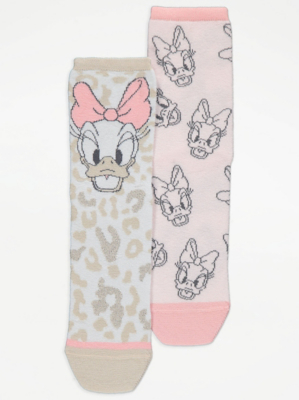 Disney Daisy Duck Ankle Socks 2 Pack | Women | George at ASDA