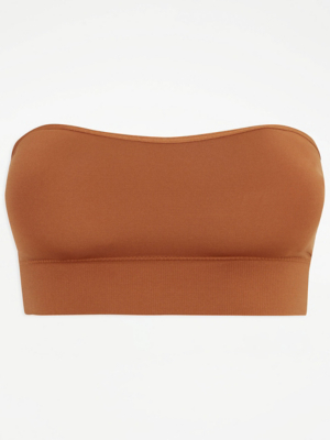 Deep Medium Nude Bandeau Bra | Sale & Offers | George at ASDA