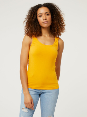 Orange Basic Fitted Vest | Women | George at ASDA