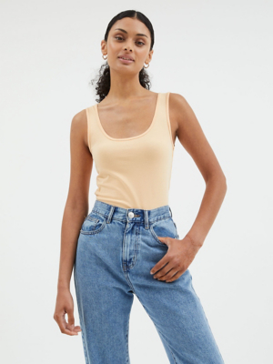 Peach Plain Jersey Vest | Women | George at ASDA
