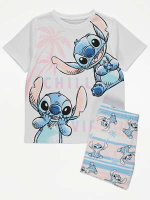 Disney Lilo & Stitch Palm Tree Print Pyjamas | Kids | George at ASDA