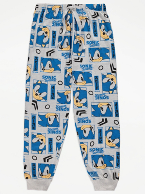 Sonic The Hedgehog Grey Character Print Lounge Bottoms | Men | George at ASDA
