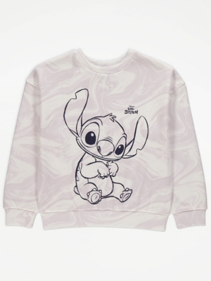 Disney Lilo & Stitch Lilac Marble Character Sweatshirt | Kids | George ...
