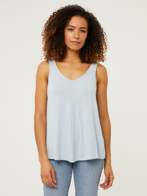 Light Blue Basic Swing Vest | Women | George at ASDA
