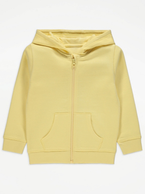 Yellow Plain Zip Up Hoodie | Kids | George at ASDA