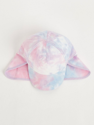 Lilac Tie Dye Keppi Hat | Kids | George at ASDA