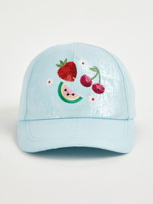 Light Blue Shimmer Fruit Cap | Kids | George at ASDA