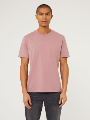 Pink Plain T-Shirt | Men | George at ASDA