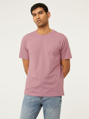Pink Plain T-Shirt | Men | George at ASDA