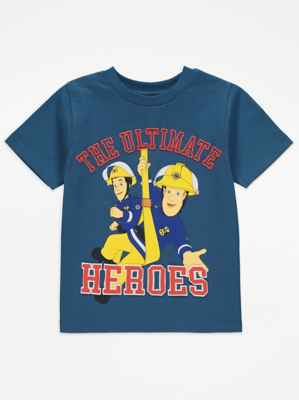 Fireman Sam Navy Character T-Shirt | Sale & Offers | George at ASDA