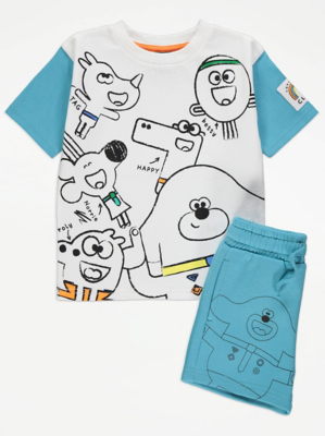 Hey Duggee Character Print T-Shirt and Shorts Outfit | Kids | George at ...