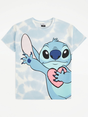 Disney Lilo & Stitch Sequin Heart T-Shirt | Kids | George at ASDA
