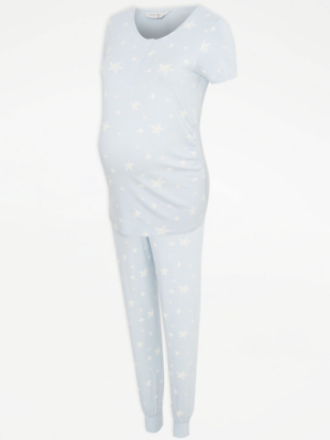 Maternity Light Blue Star Pyjamas | Sale & Offers | George at ASDA