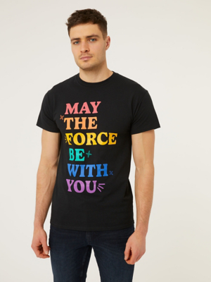 Disney Star Wars Pride Slogan Print T-Shirt | Men | George at ASDA
