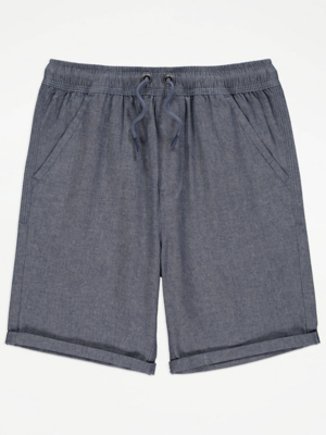 Blue Woven Shorts | Sale & Offers | George at ASDA