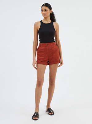 Rust Cotton Shorts | Women | George at ASDA