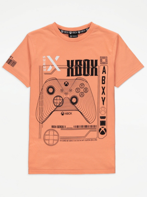 Orange Xbox Graphic Print T-Shirt | Kids | George at ASDA