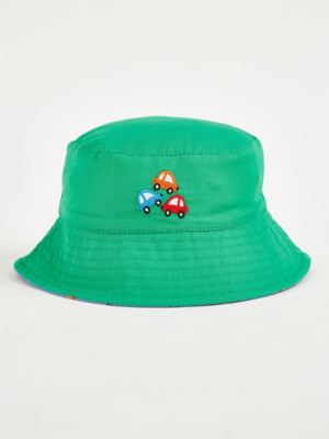 Green Car Reversible Bucket Hat | Baby | George at ASDA