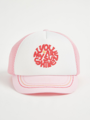 Pink You Are My Sunshine Mesh Cap | Kids | George at ASDA
