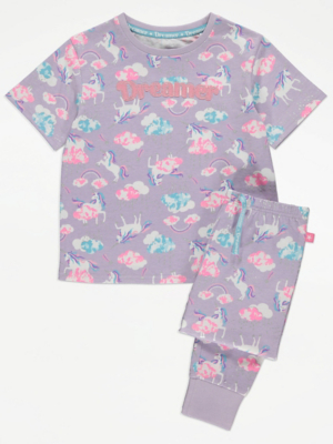 Purple Unicorn Dreamer Pyjamas | Kids | George at ASDA