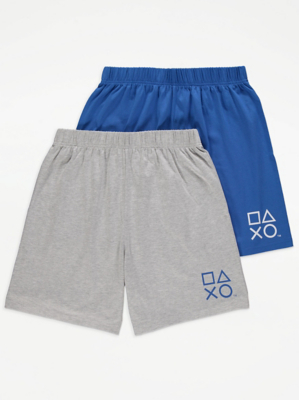 PlayStation Grey Jersey Shorts 2 Pack | Men | George at ASDA