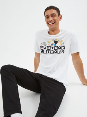 Cartoon Network White Logo T-Shirt | Men | George at ASDA