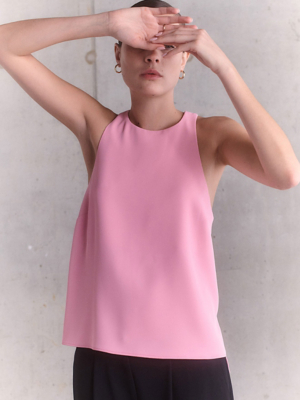 EXCLUSIVE Pink Crepe Halter Neck Top | Women | George at ASDA