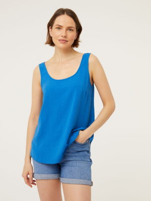 Blue Built Up Cami Top | Women | George at ASDA