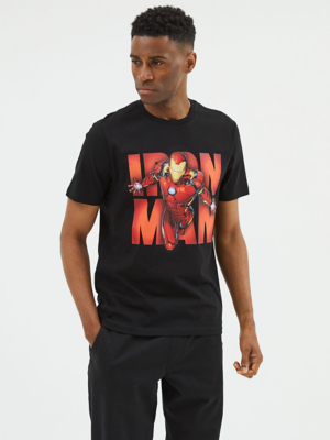 Marvel Iron Man Graphic Print T-Shirt | Men | George at ASDA