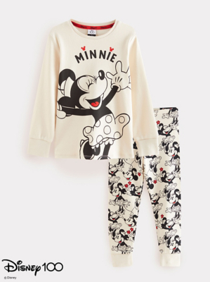 Disney 100 Minnie Mouse Cream Pyjamas | Kids | George at ASDA