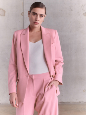 EXCLUSIVE Pink Twill Co-ord Blazer | Women | George at ASDA