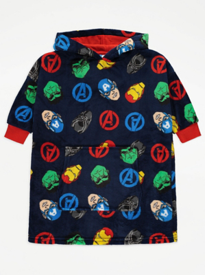Marvel Avengers Character Navy Snuggle Snoodie | Kids | George at ASDA