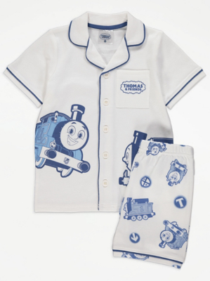 Thomas The Tank Engine White Shirt Pyjamas | Kids | George at ASDA