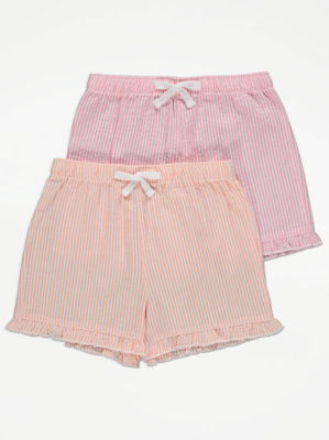 Striped Pyjama Shorts 2 Pack | Kids | George at ASDA