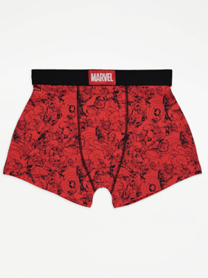 Marvel Red Trunks | Men | George at ASDA