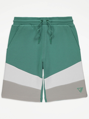 Green Colour Block Shorts | Kids | George at ASDA