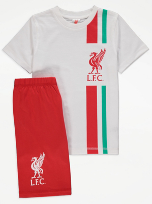 Liverpool Football Club Striped Red Short Pyjamas | Kids | George at ASDA