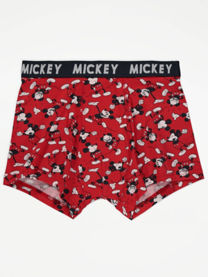 Disney Mickey Mouse Red Character Trunks | Men | George at ASDA